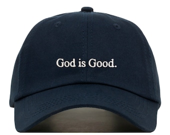 BLESSED Baseball Hat Embroidered Dad Cap Thankful Religious | Etsy