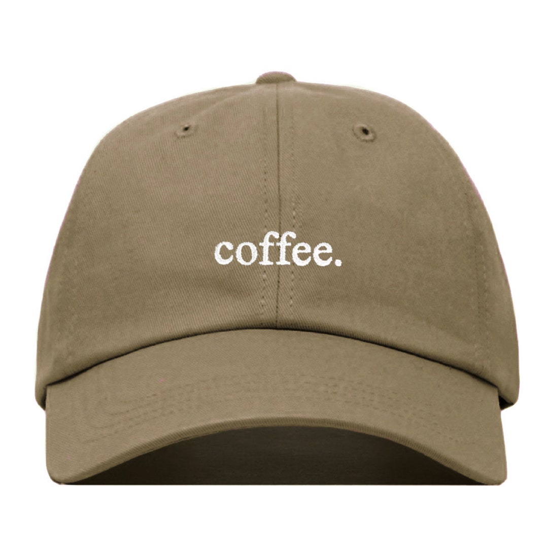 COFFEE Baseball Hat, Embroidered Dad Cap • Caffeine Lover Espresso ...