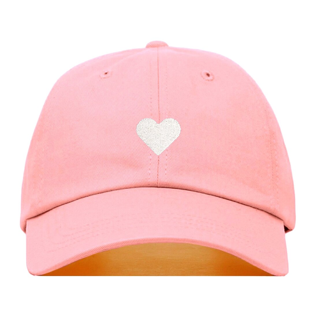 HEART Baseball Hat, Embroidered Dad Cap • Love Valentines Romance ...