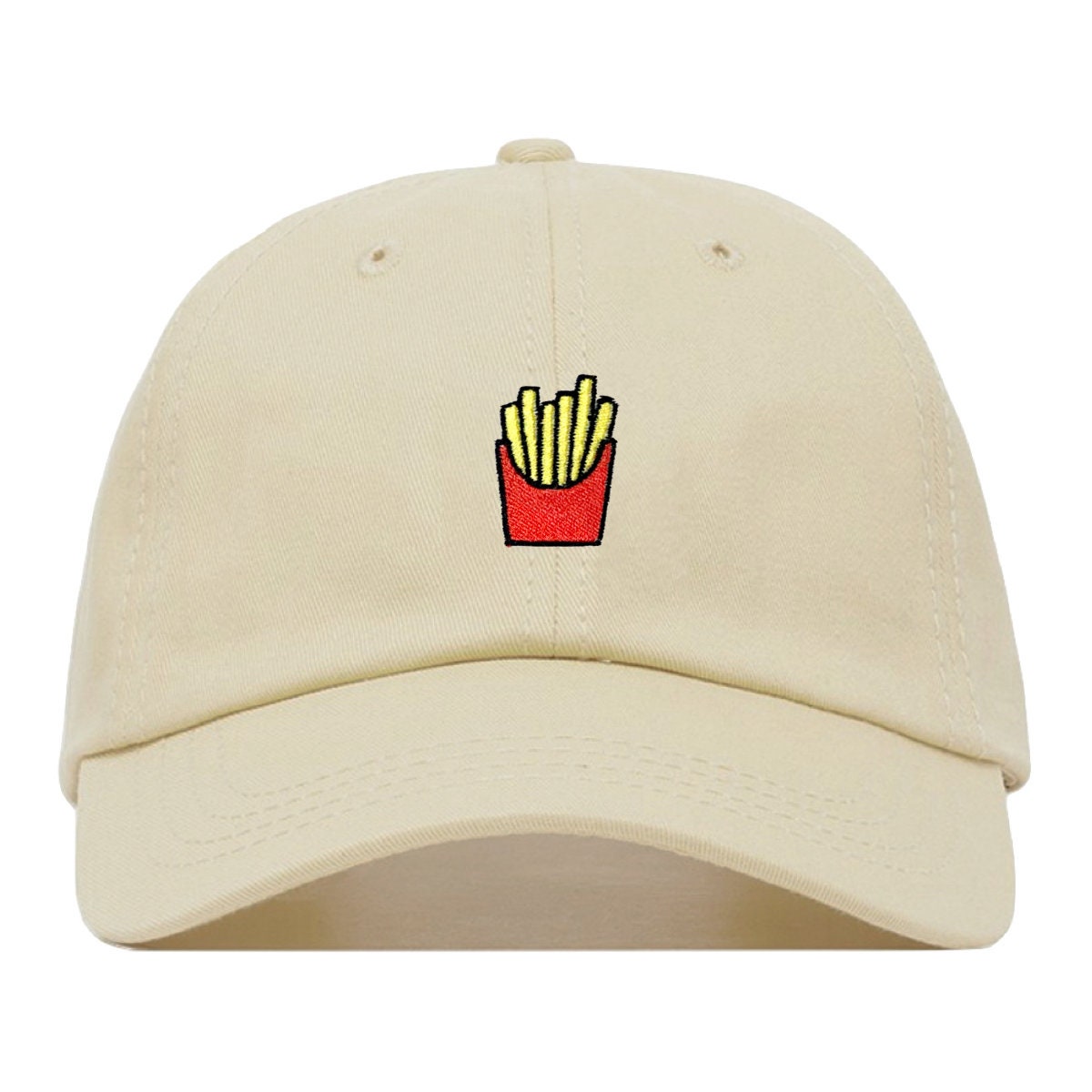 Fries Baseball Hat - Embroidered Dad Cap // Unique Gift Ideas for Her ...