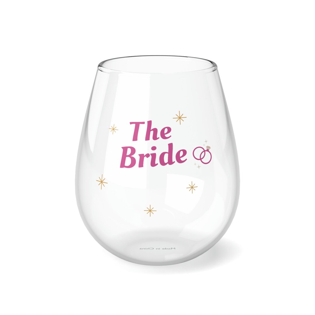 The Bride Glass - Etsy