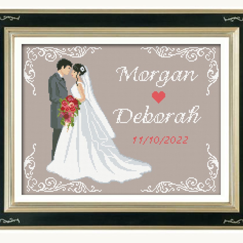 Wedding Cross Stitch Patterns - Etsy