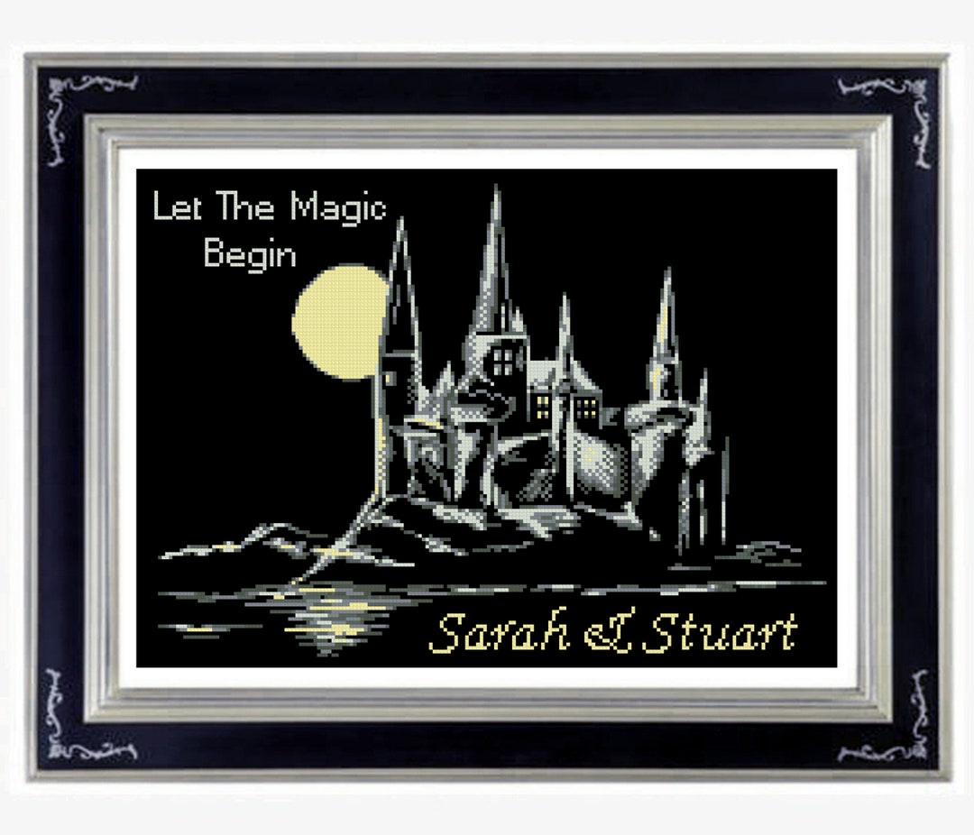 Wizardry Cross Stitch Pattern Wedding Cross Stitch Patterns School ...