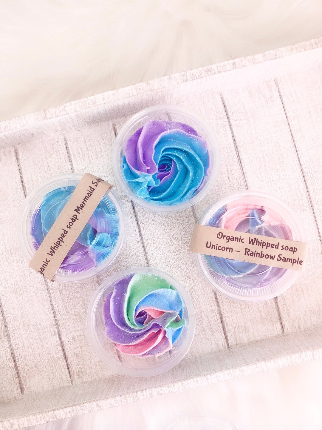 Sample Size 2oz Whipped Soaps.organic Samples for Testing the Soap ...