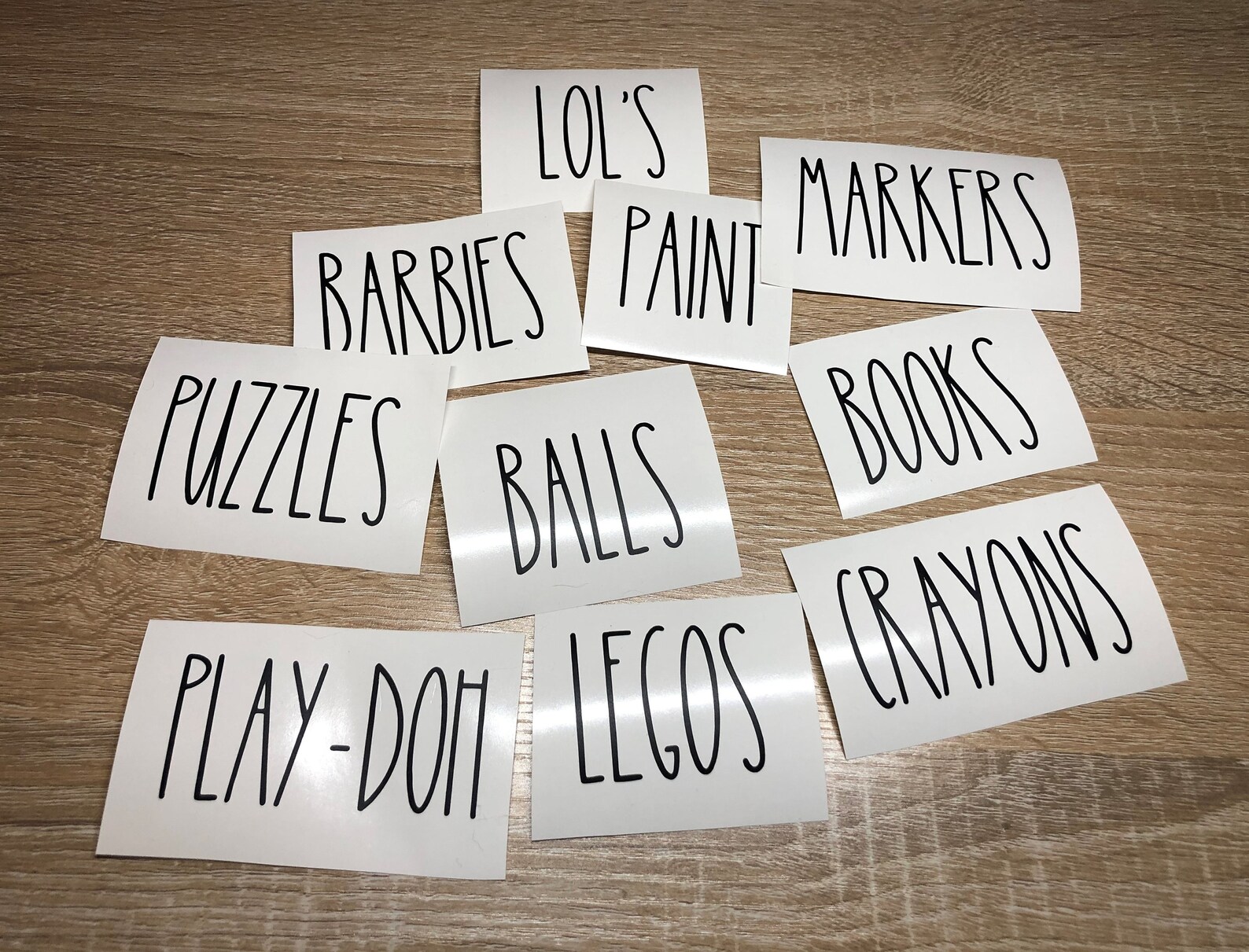 Toy Storage Label Toy Box Labels Kids Room Organization - Etsy