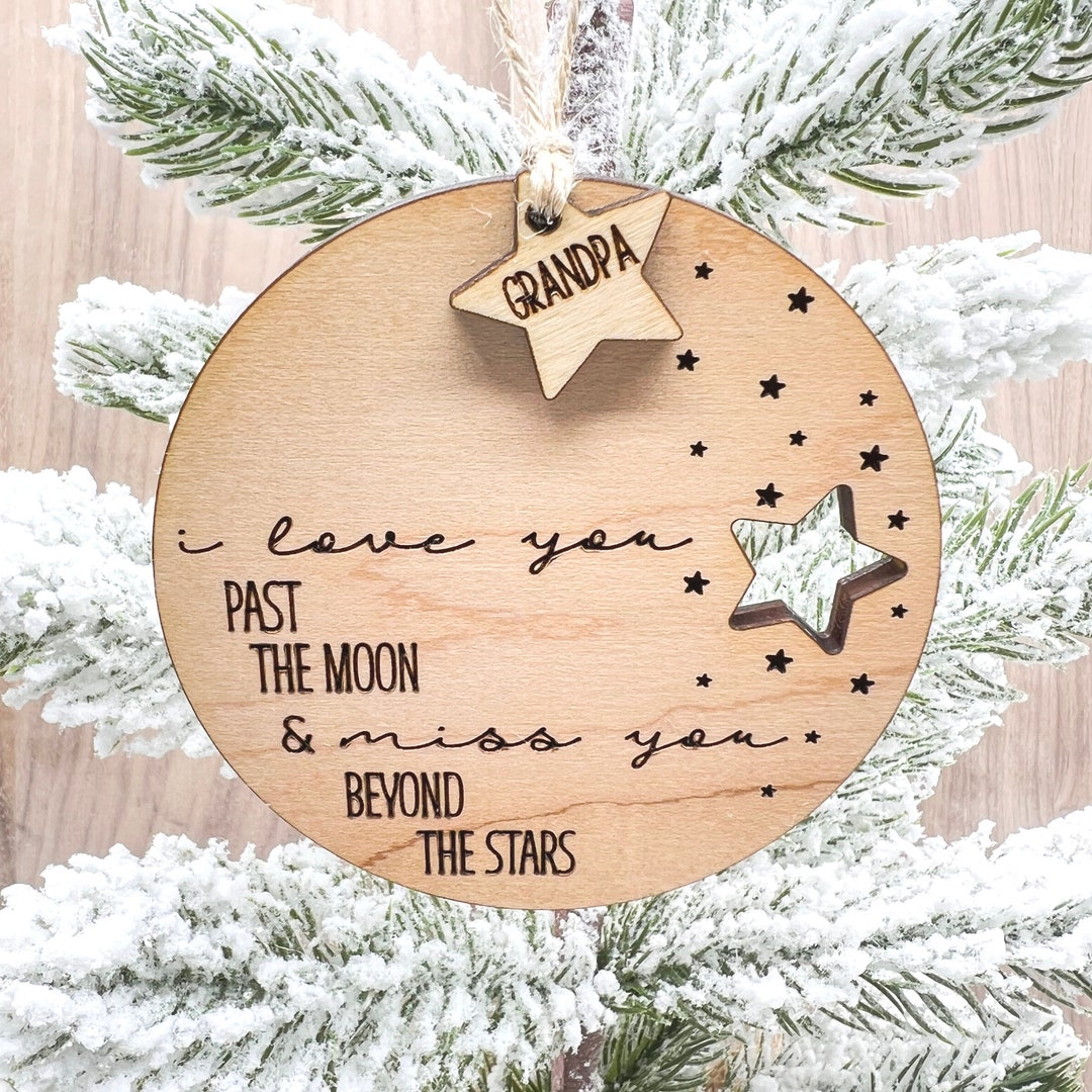 Personalized Memorial Christmas Ornament, Remembrance Ornament ...
