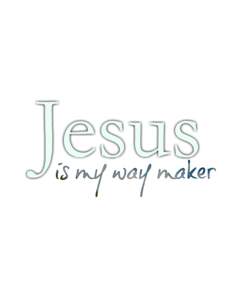 Jesus is My Waymaker - Etsy