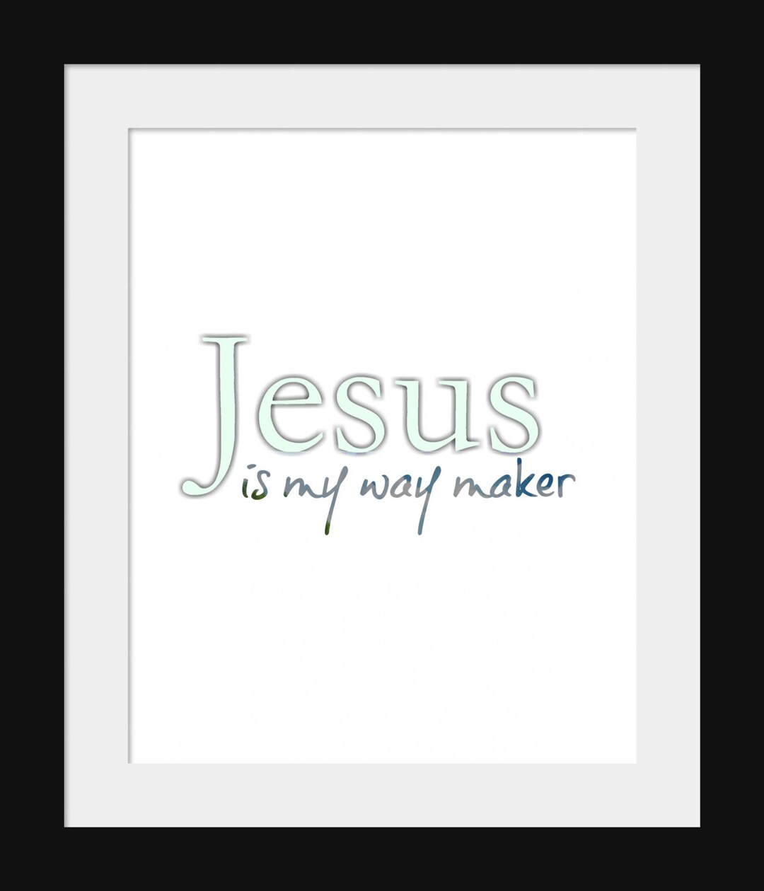 Jesus is My Waymaker - Etsy