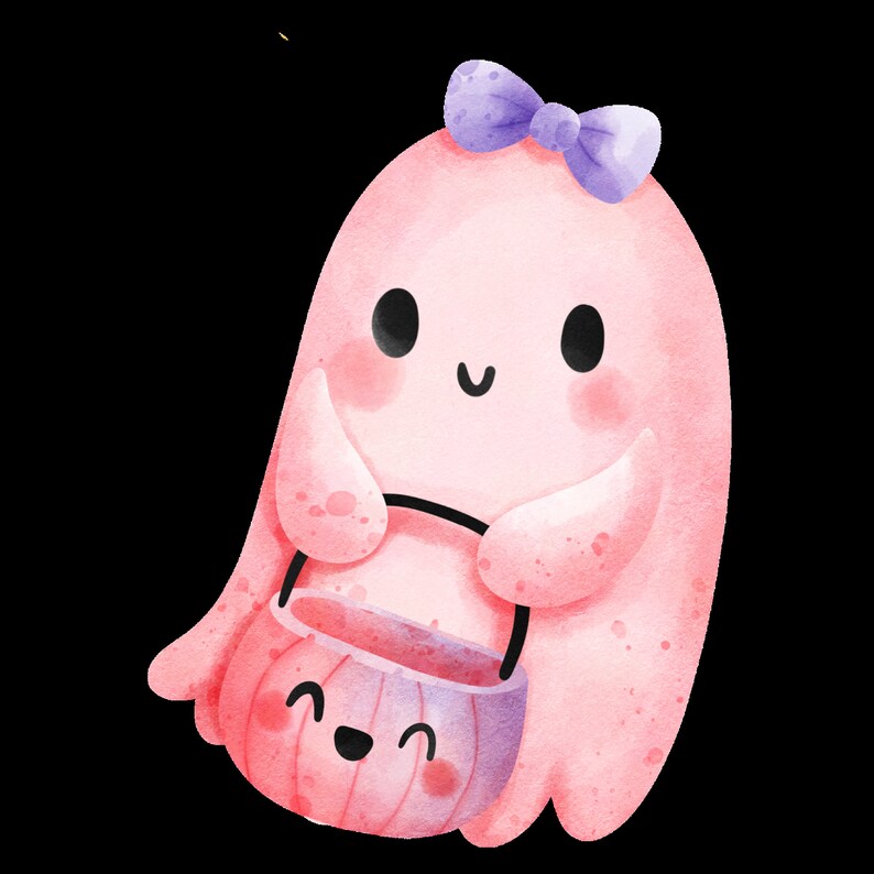 24 Girly Ghosts PNG | Ghosts Png | Halloween Clipart | Halloween ...