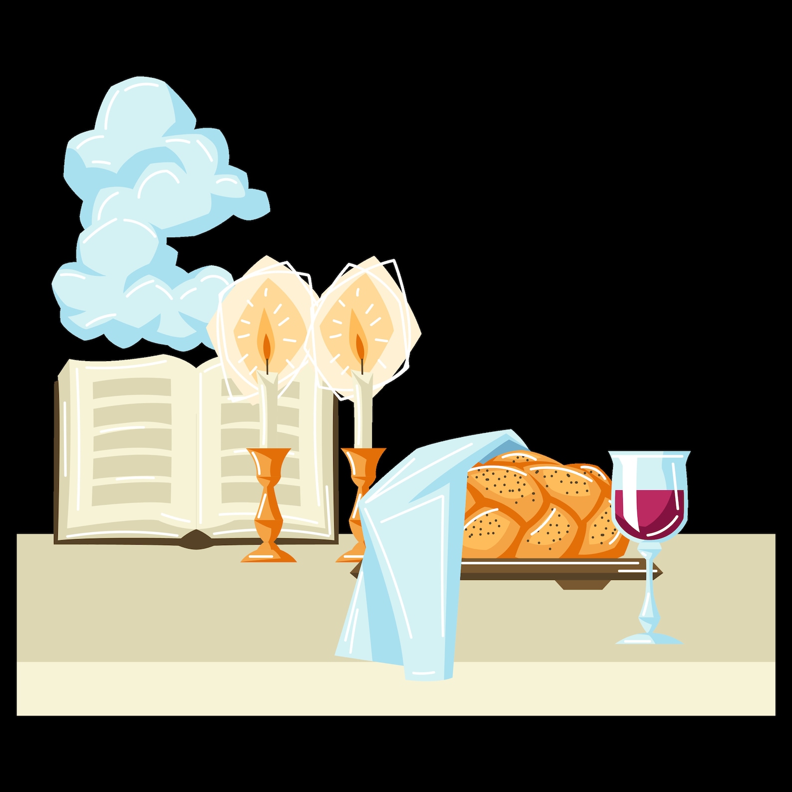 Shabbat Jewish Icons Clip Art Jewish PNG Shabbat - Etsy Australia