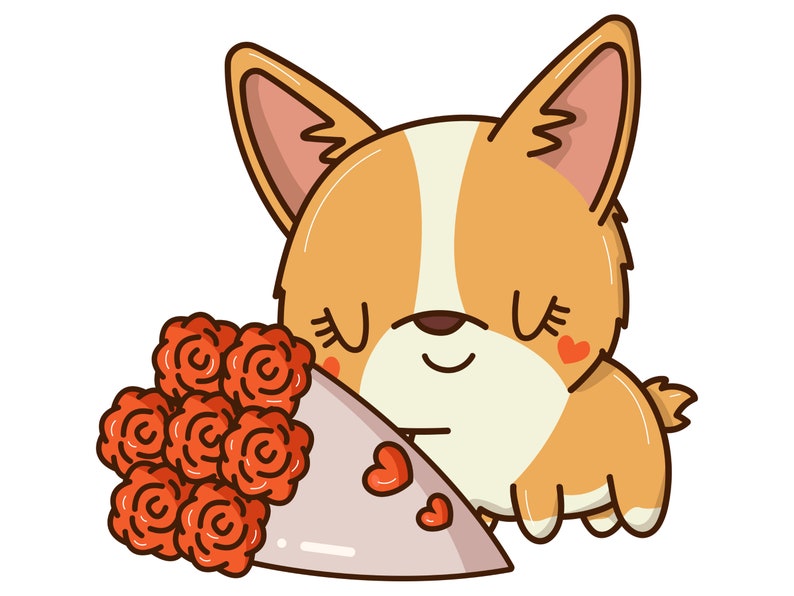 22 Valentines Day Dog Clip Art Svg Png, Dog Lovers, Dog Gifts, Dog Svg ...