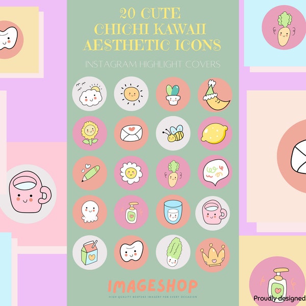 Cute Instagram Icons - Etsy