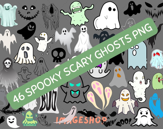 24 Girly Ghosts PNG | Ghosts Png | Halloween Clipart | Halloween ...