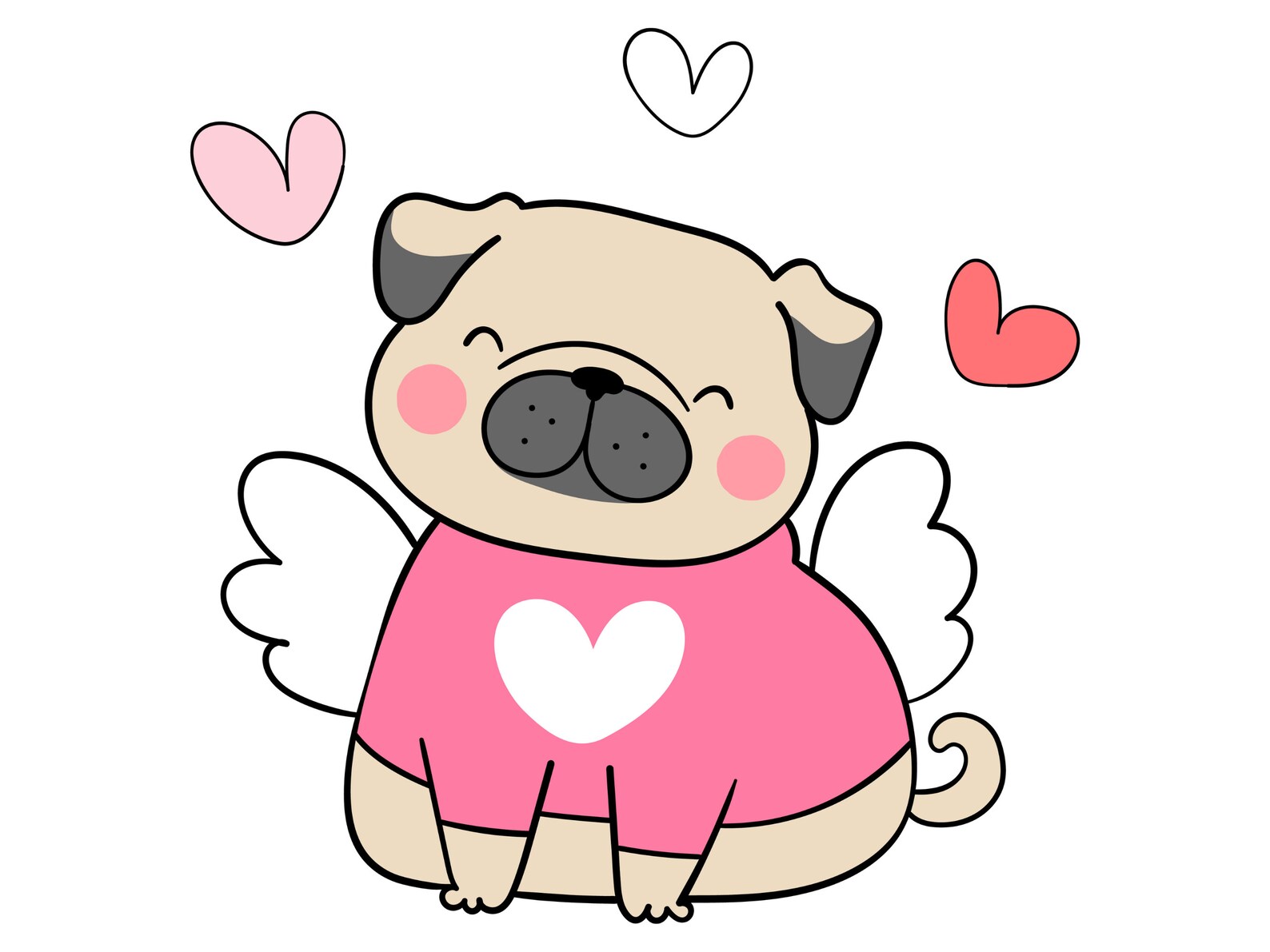 22 Valentines Day Dog Clip Art Svg Png, Dog Lovers, Dog Gifts, Dog Svg ...