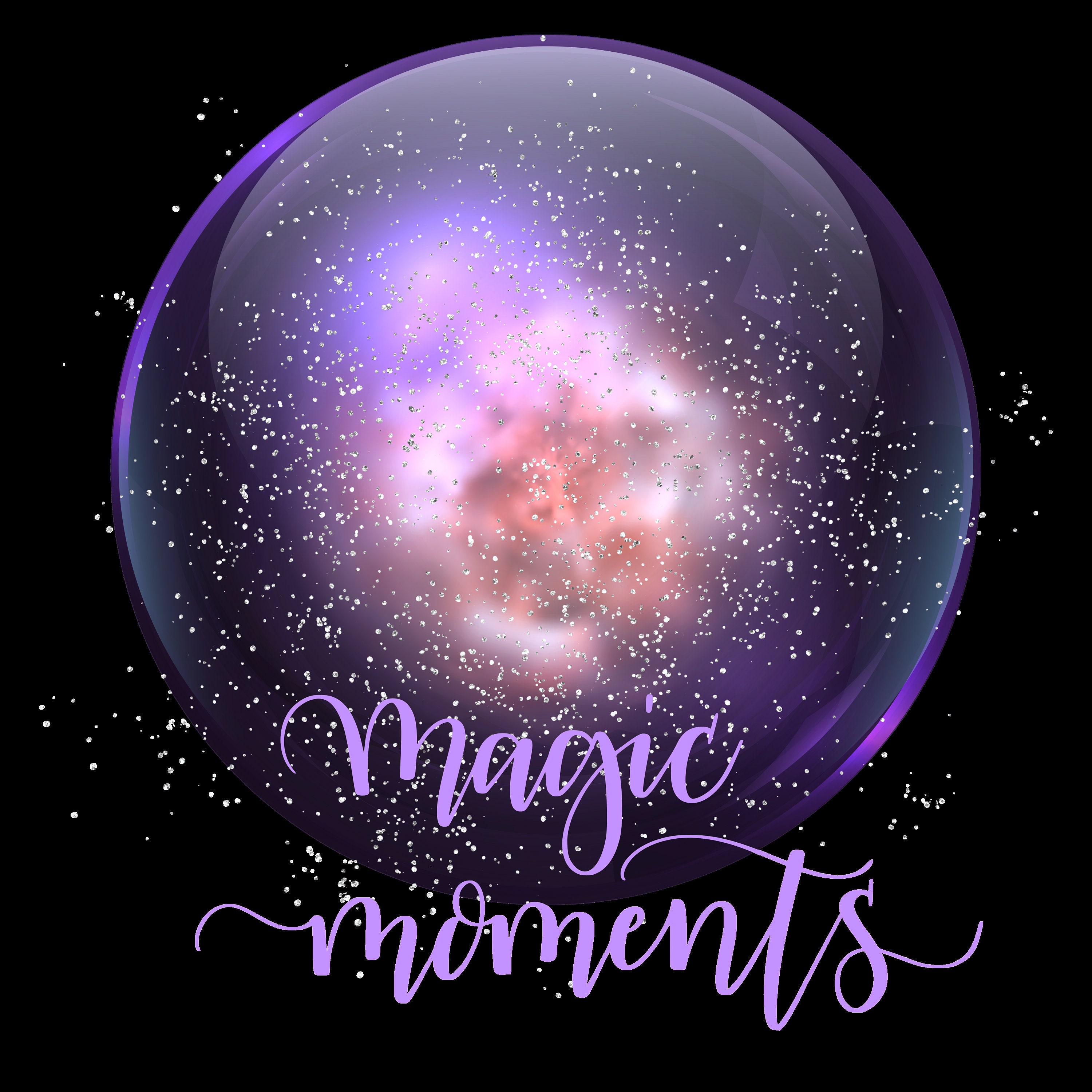 Magic Moments Png Deep Rich Purple Sublimation Design Magic Ethereal ...