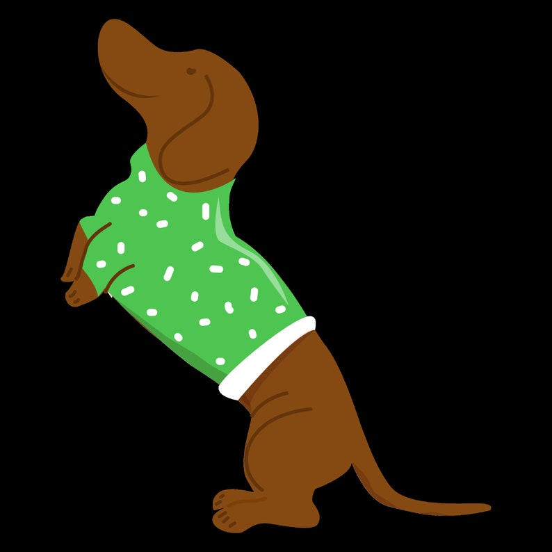 Dachshunds Clip Art, Dachshund Svg, Dachshund Png, Doxie, Sausage Dog ...