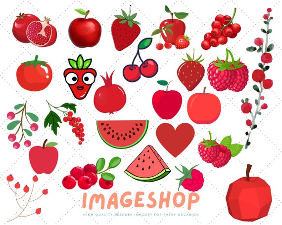 Colorful Fruits And Vegetables Clip Art Cartoon Vegetables And Fruits