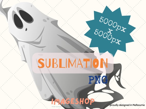 Ghost Sublimation Design PNG Ghost Png Creepy Spooky - Etsy