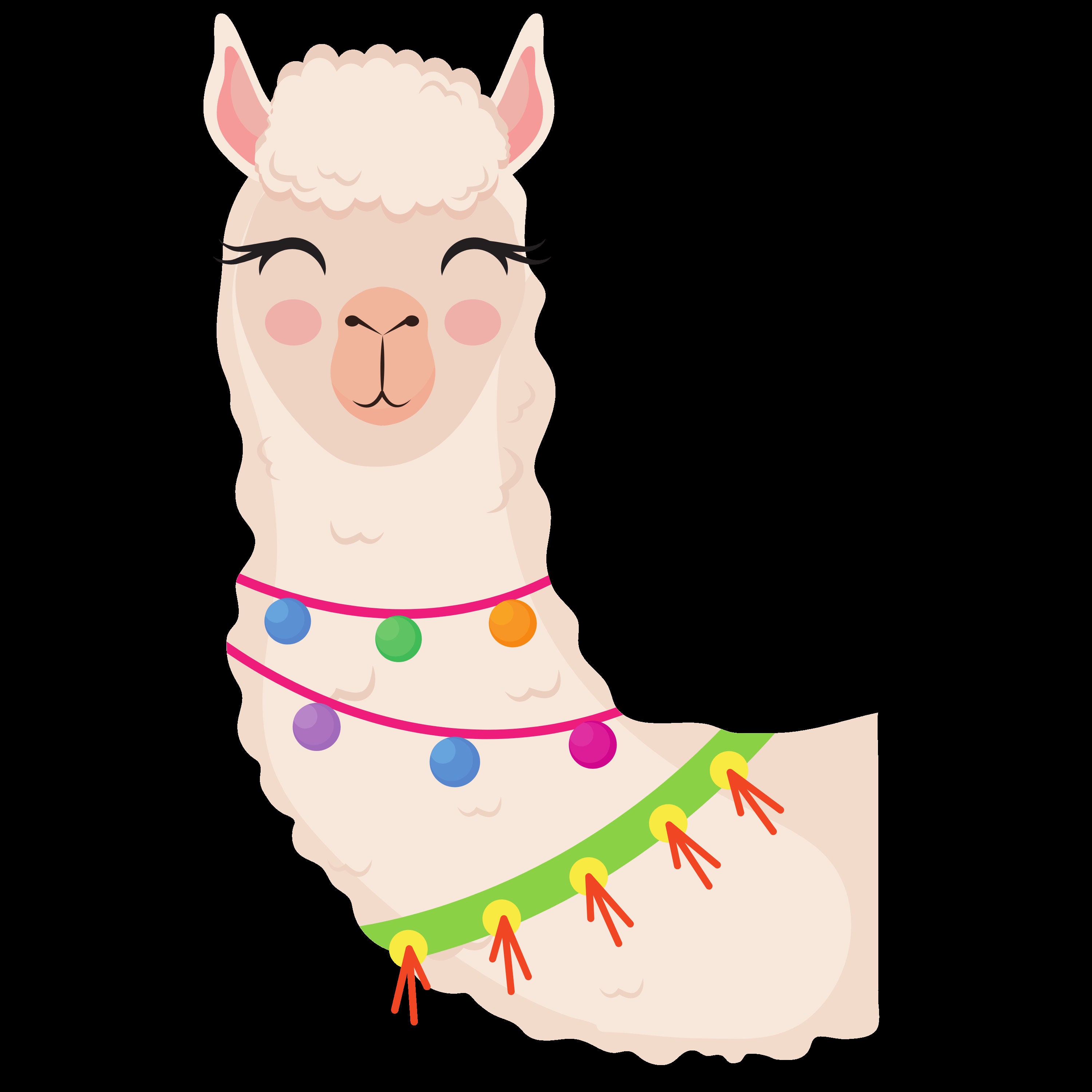 Llama Clip Art, Downloadable Digital Images, Printable Images, Graphic ...