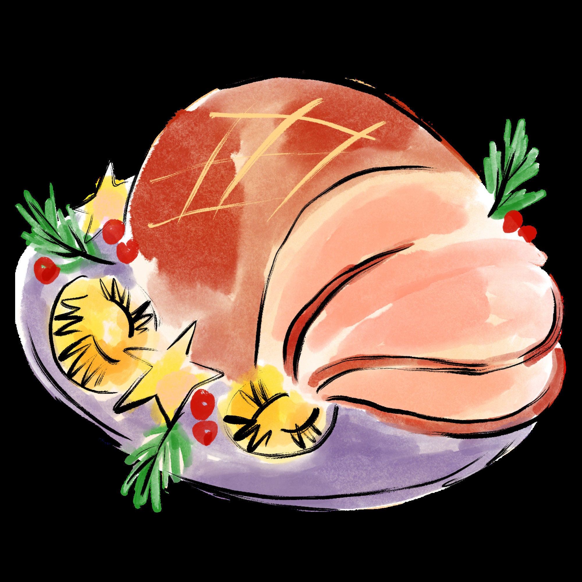 Christmas Png, Christmas Food Png, Digital Download, Christmas Clipart ...