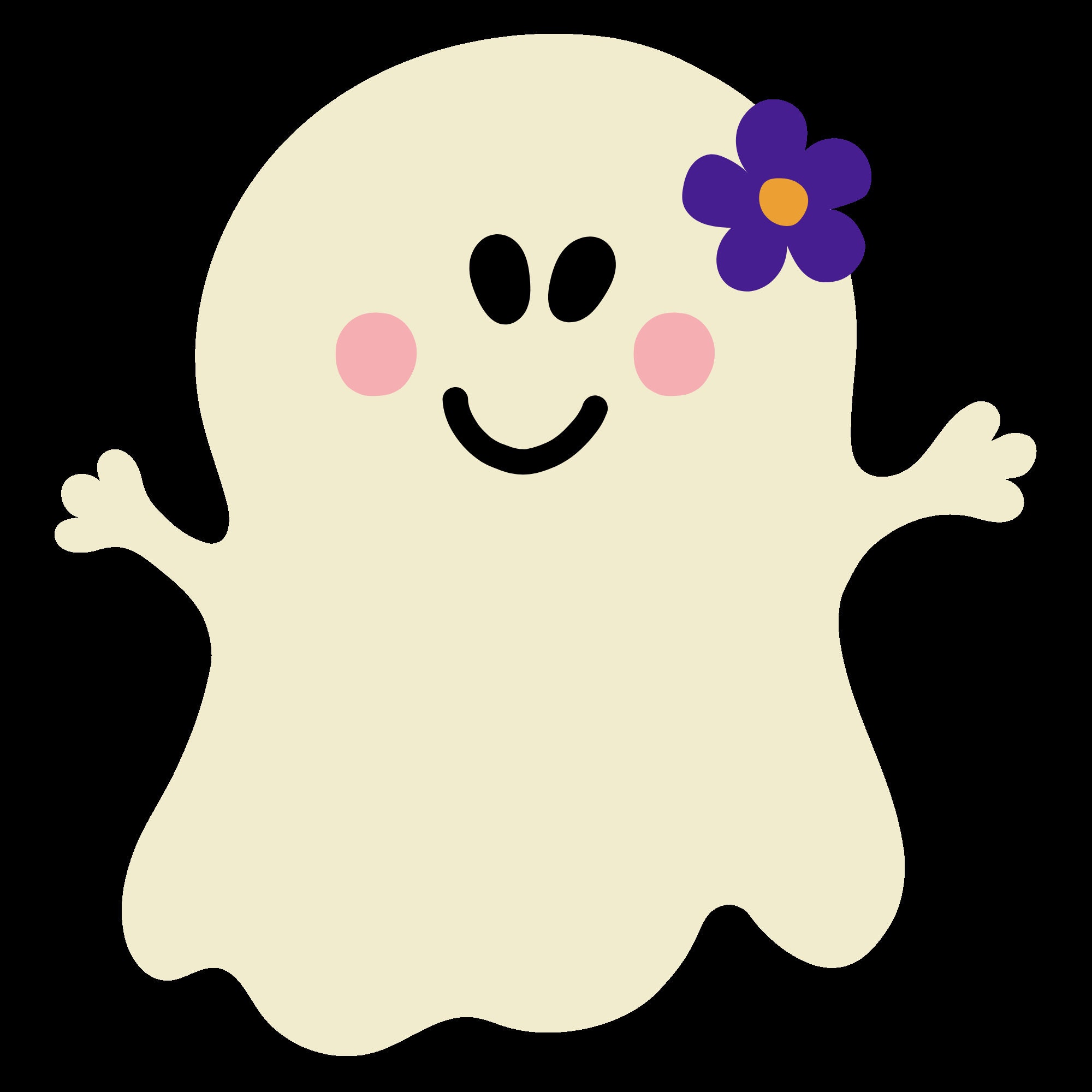 24 Girly Ghosts PNG Ghosts Png Halloween Clipart Halloween Sublimation ...