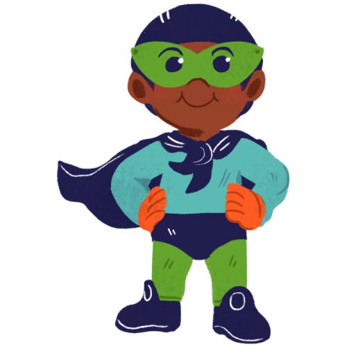 Superhero Kids Clip Art, Downloadable Digital Images, Printable Images ...