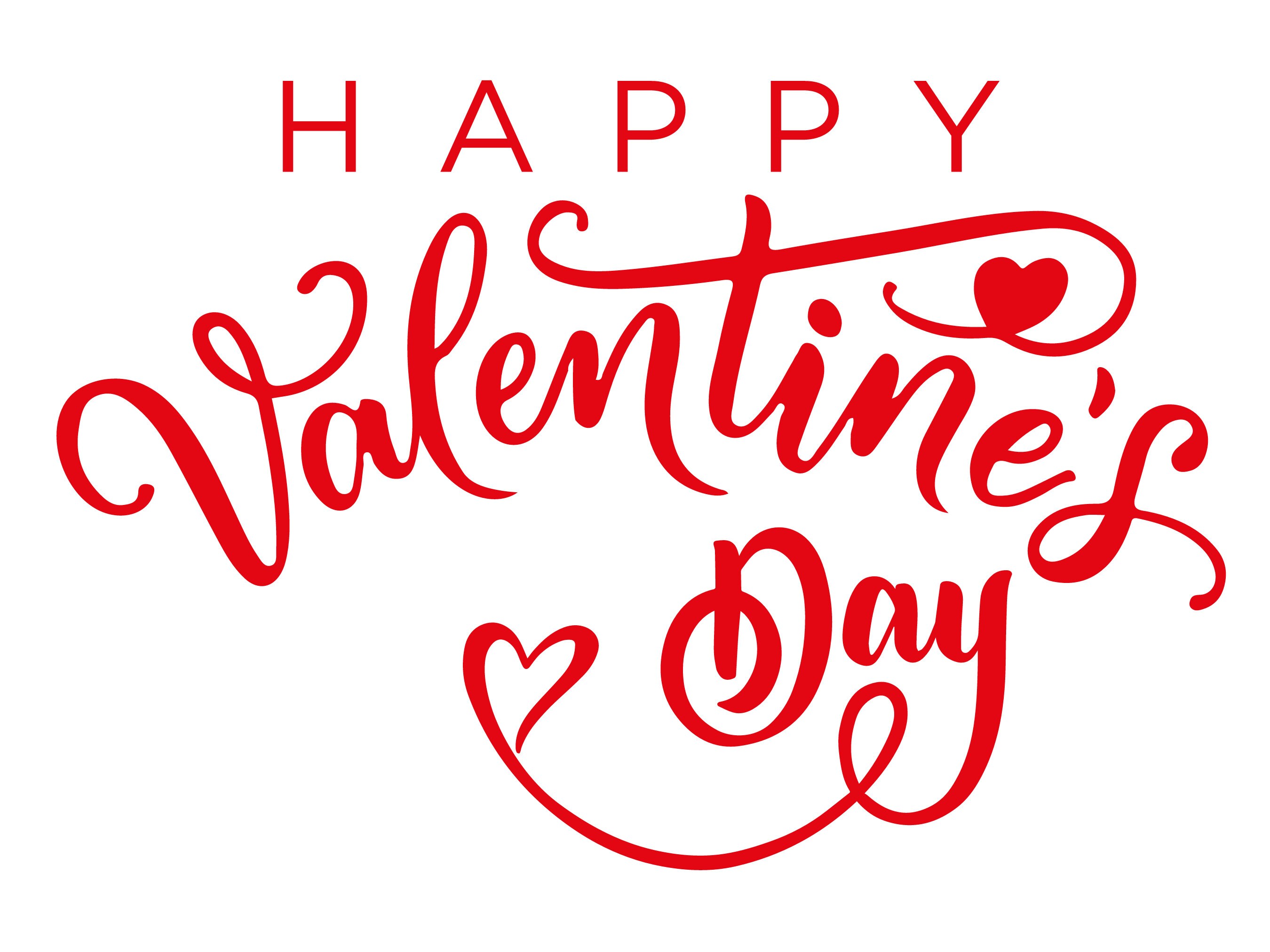 Valentine’s Day Heading Png Svg, Valentine’s Day Clip Art, Valentine’s ...