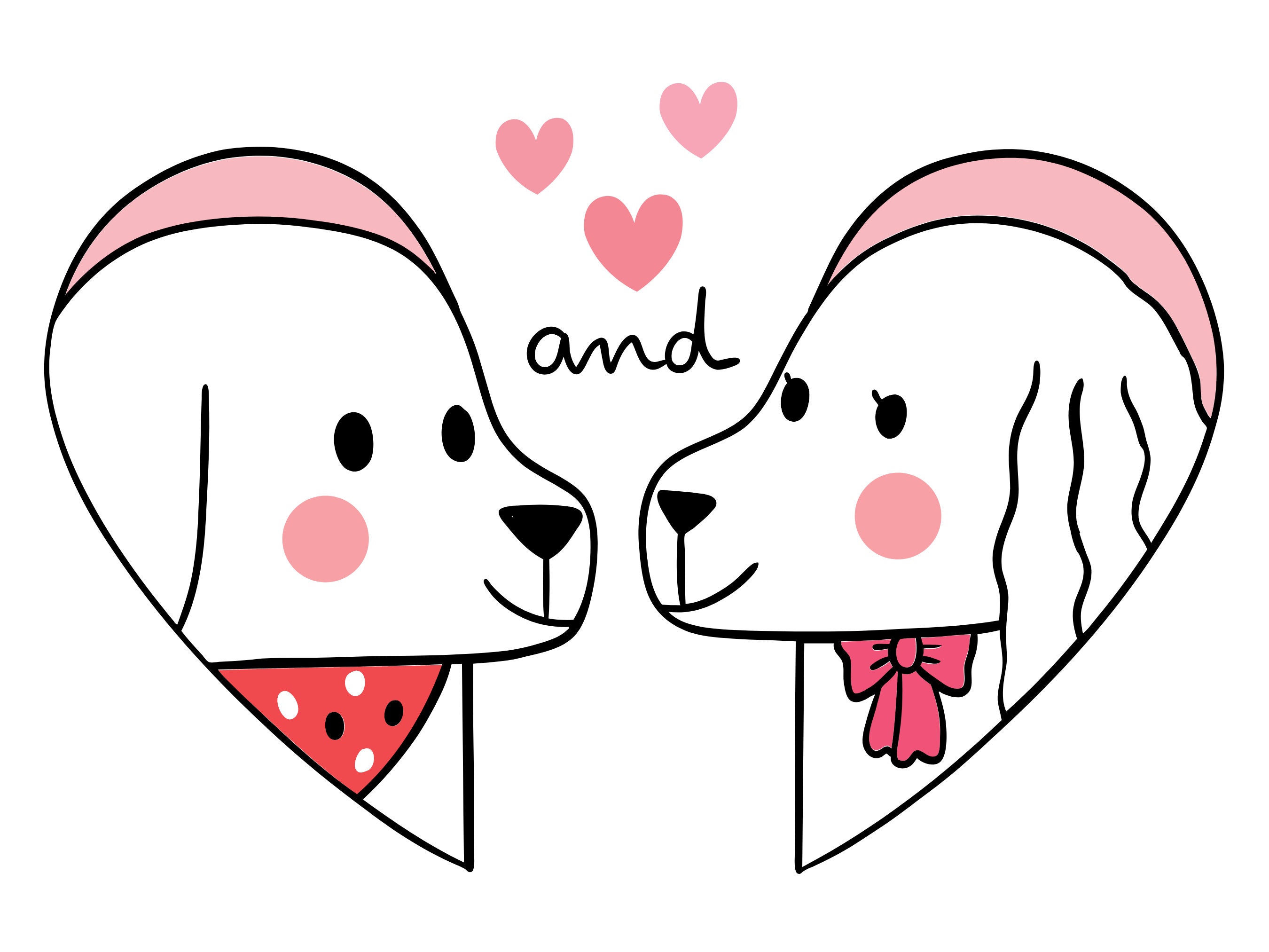 22 Valentines Day Dog Clip Art Svg Png, Dog Lovers, Dog Gifts, Dog Svg ...