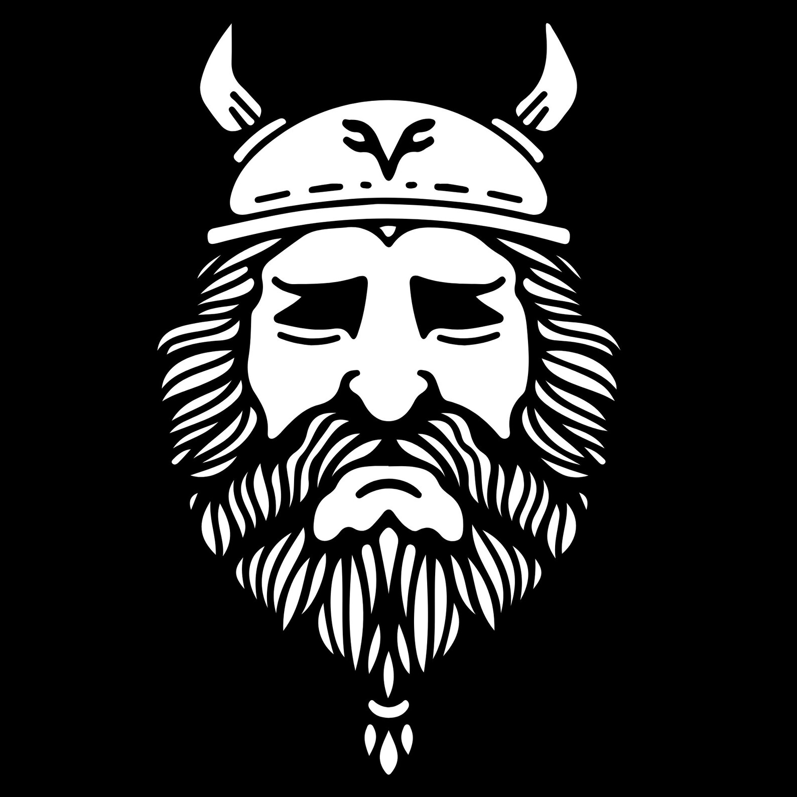 Viking Nordic Svg Png | Viking Black Line Svg Png | Viking Outline ...