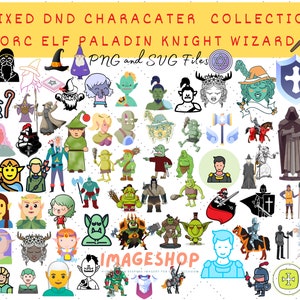 Dnd Bundle Svg, Dnd Characters, Dungeon Master, Cricut Dnd Logo ...