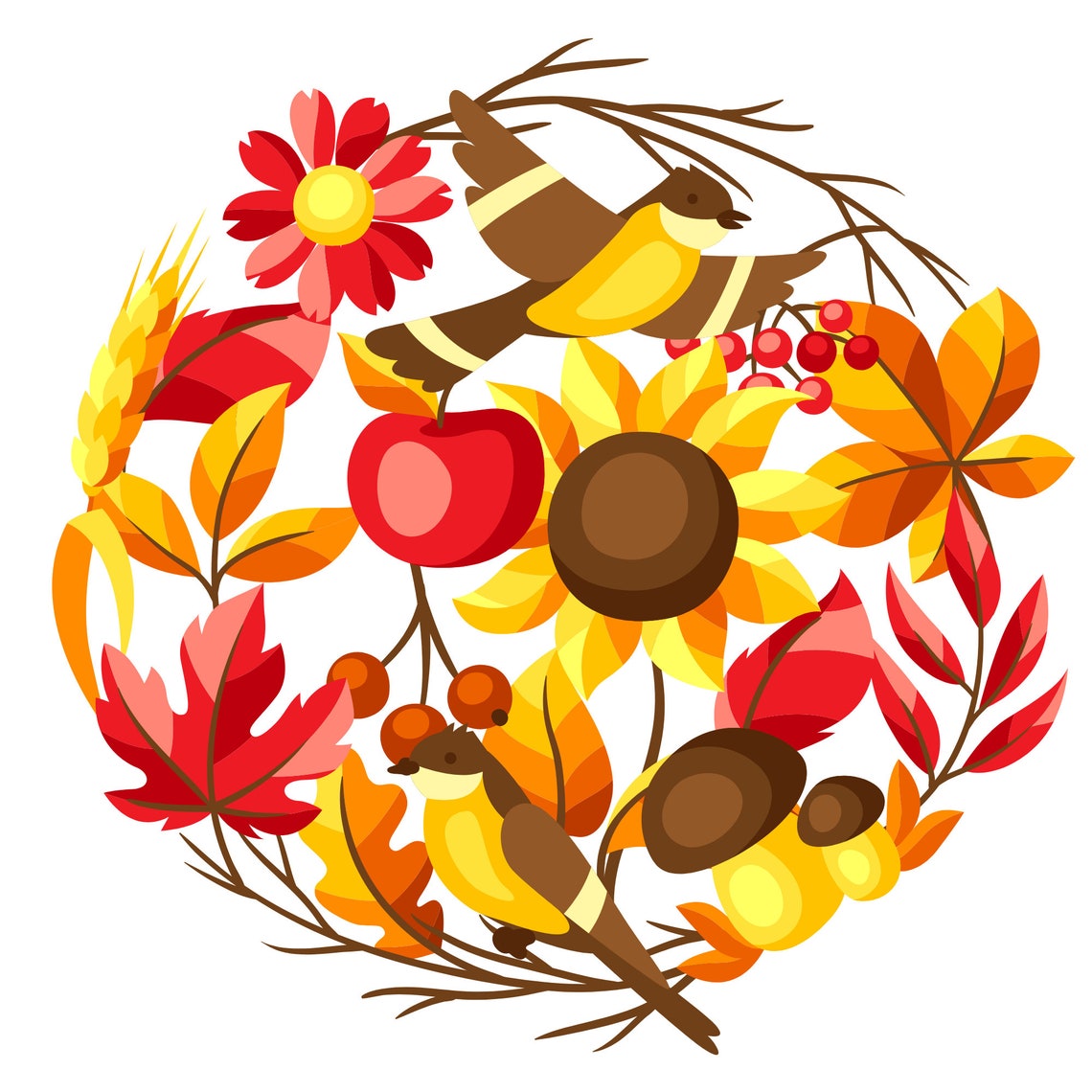 Fall Clipart Png Autumn Images Png Fall Aesthetic Png - Etsy