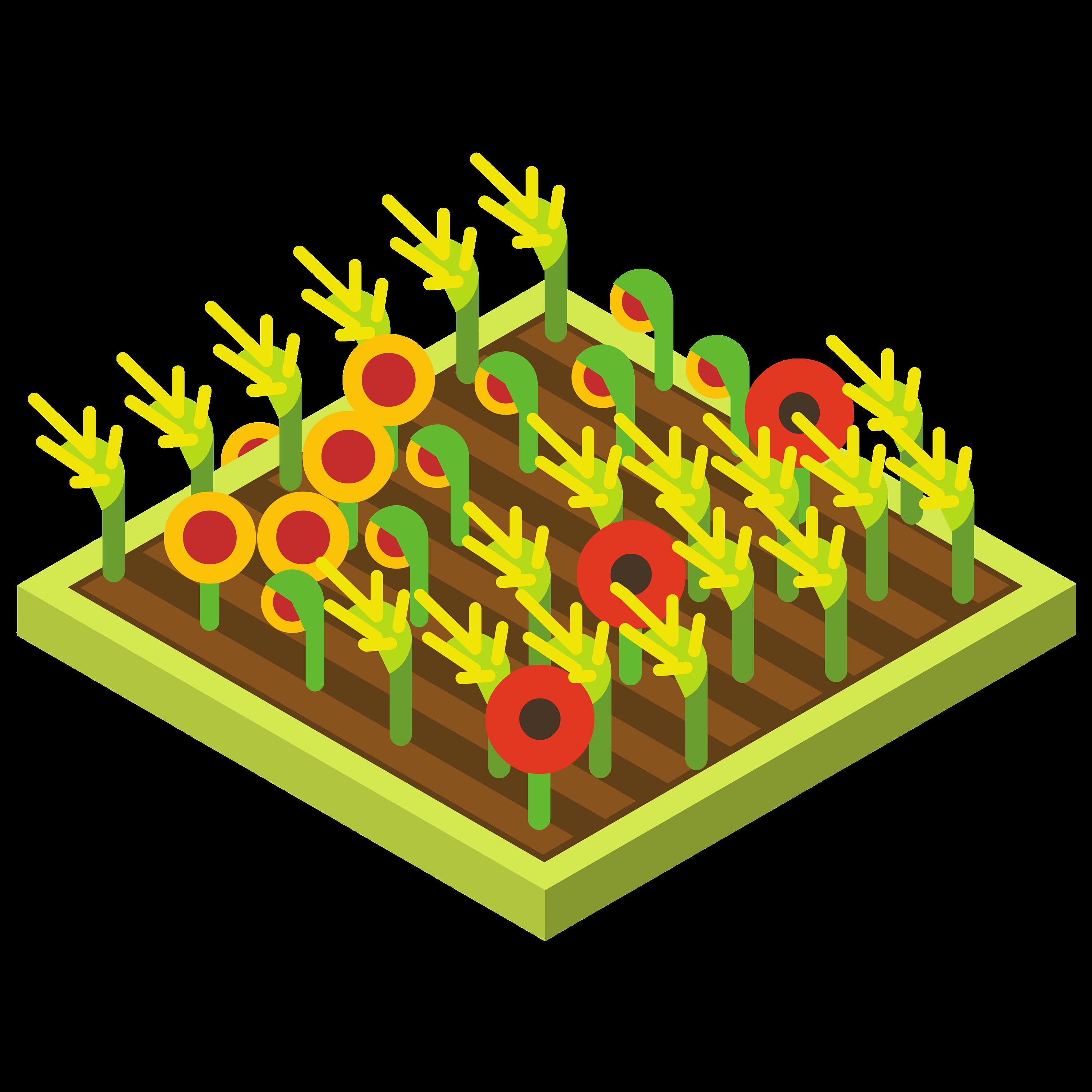 Farming Crops & Orchards Clip Art: Printable Images (digital Download ...