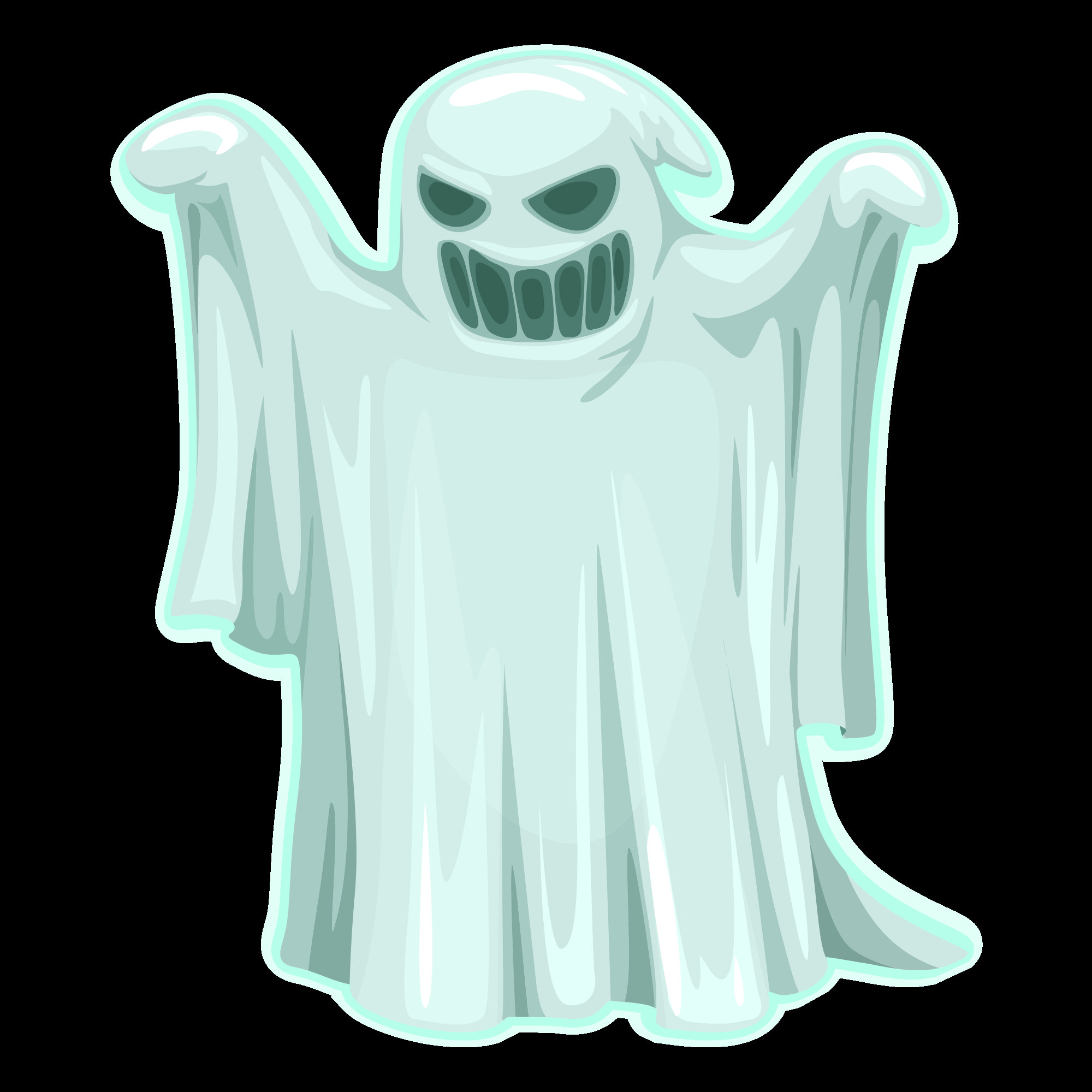 46 Spooky Scary Ghost Clipart PNG Halloween Png Halloween Clipart Halloween Sublimation Creepy ...