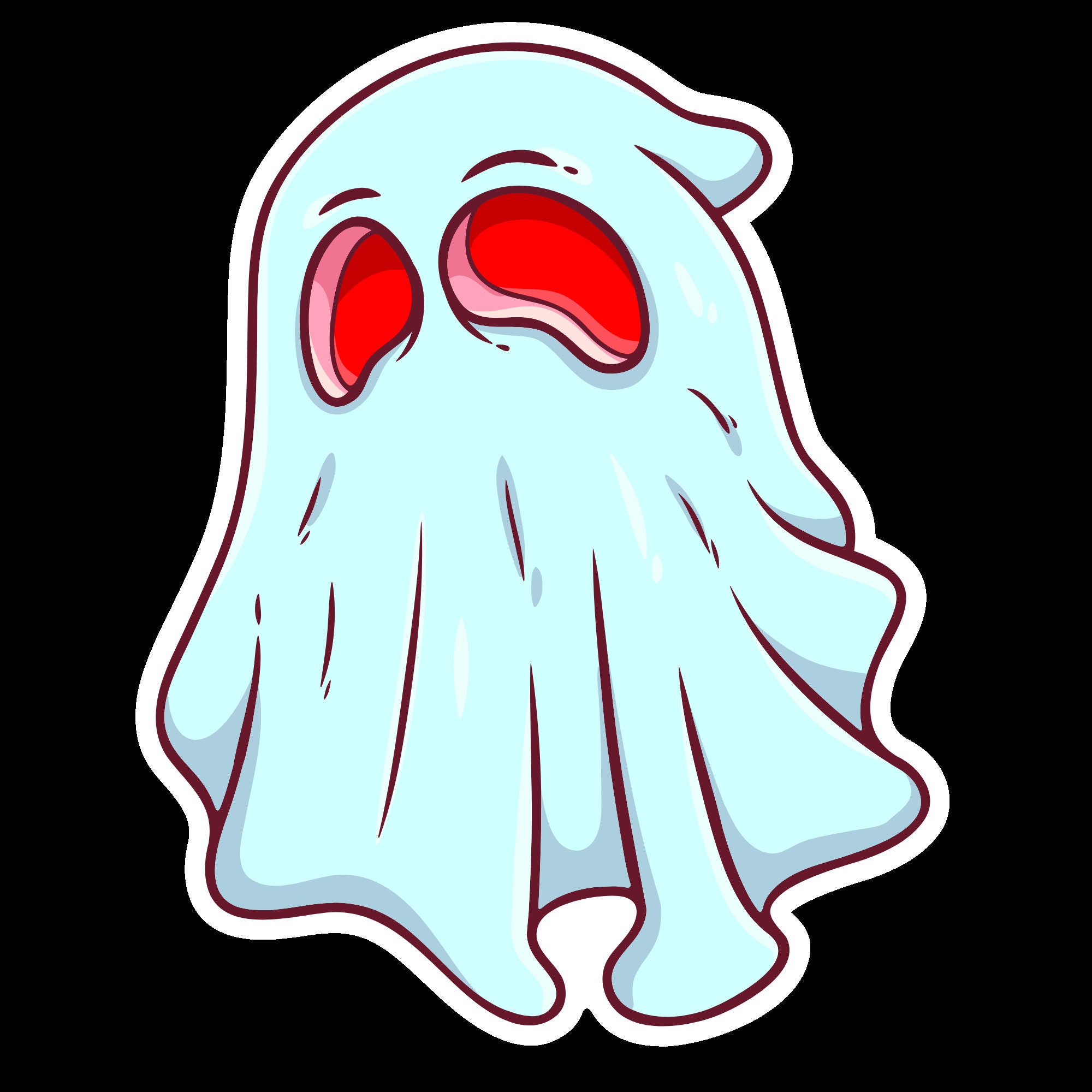 46 Spooky Scary Ghost Clipart PNG Halloween Png Halloween Clipart Halloween Sublimation Creepy ...