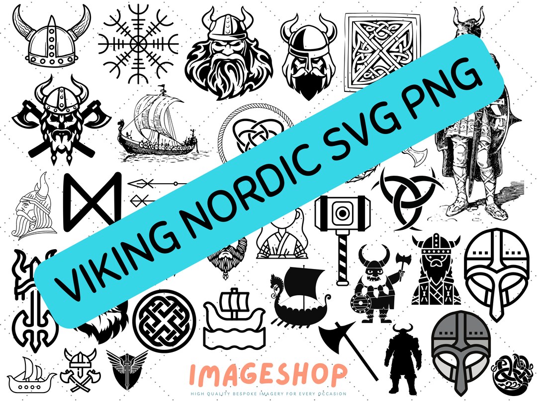 Viking Nordic Svg Png | Viking Black Line Svg Png | Viking Outline ...