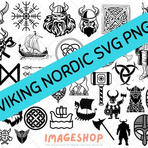 Viking Nordic Svg Png | Viking Black Line Svg Png | Viking Outline ...