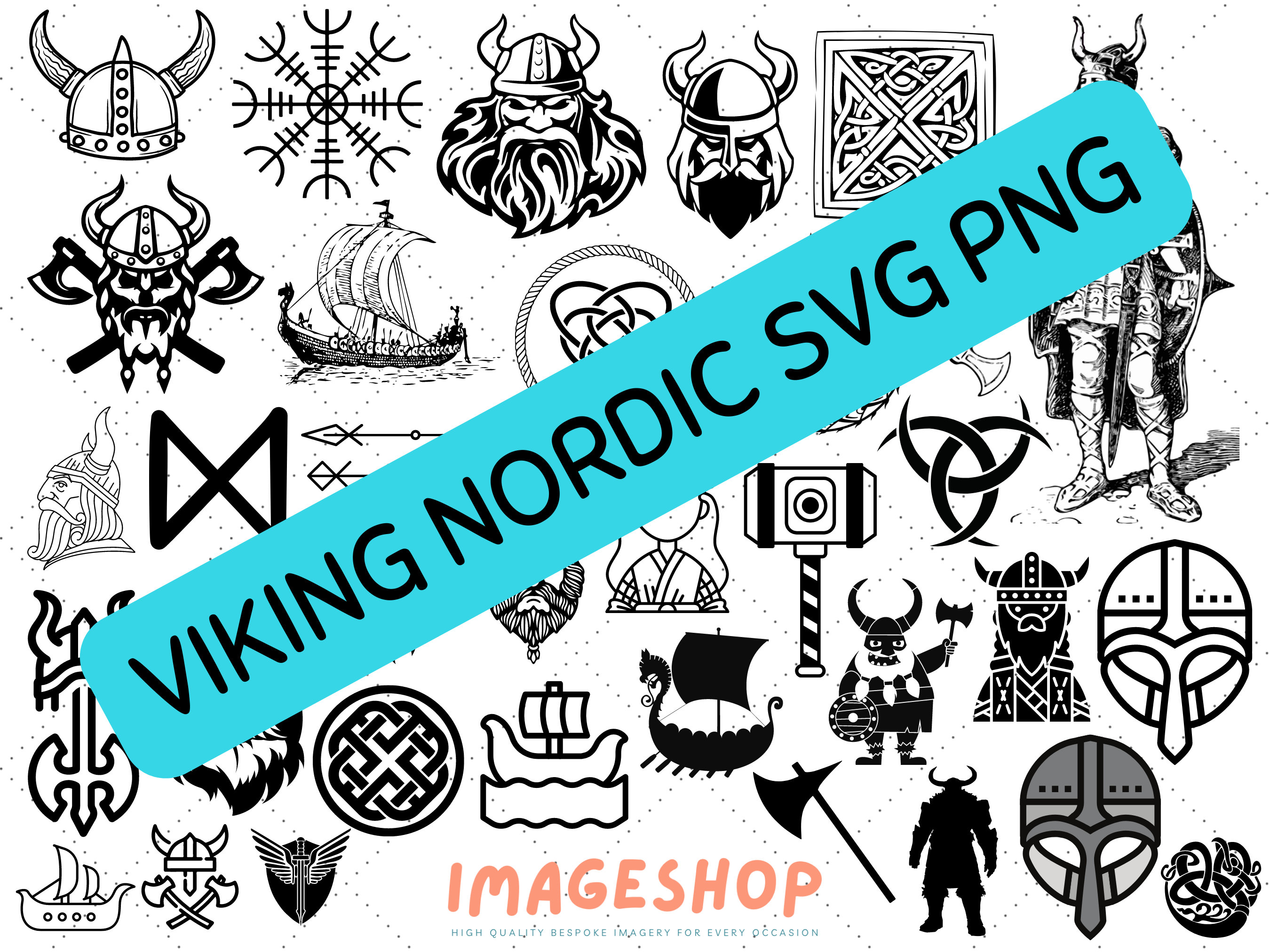 Viking Nordic Svg Png | Viking Black Line Svg Png | Viking Outline ...