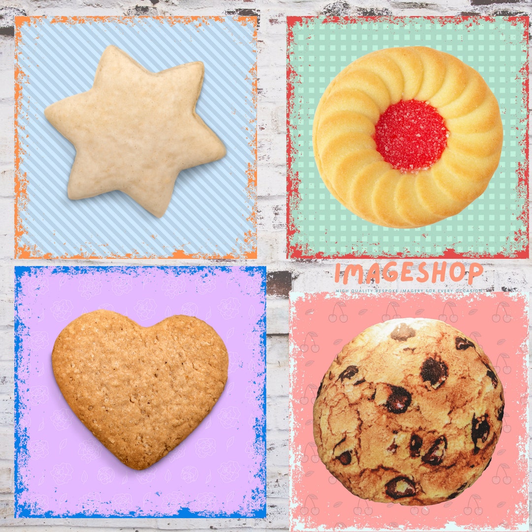 Cookie Printable Images: Biscuit Art for Crafts (digital Download) - Etsy