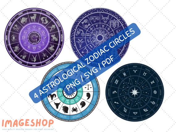 Horoscope PNG SVG PDF Bundle Zodiac Png Svg Pdf Clipart - Etsy