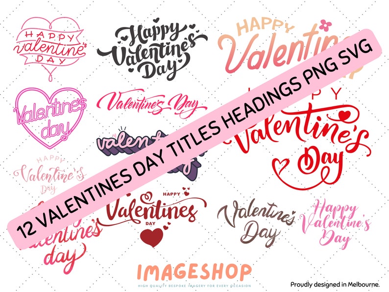 Valentine’s Day Heading Png Svg, Valentine’s Day Clip Art, Valentine’s ...