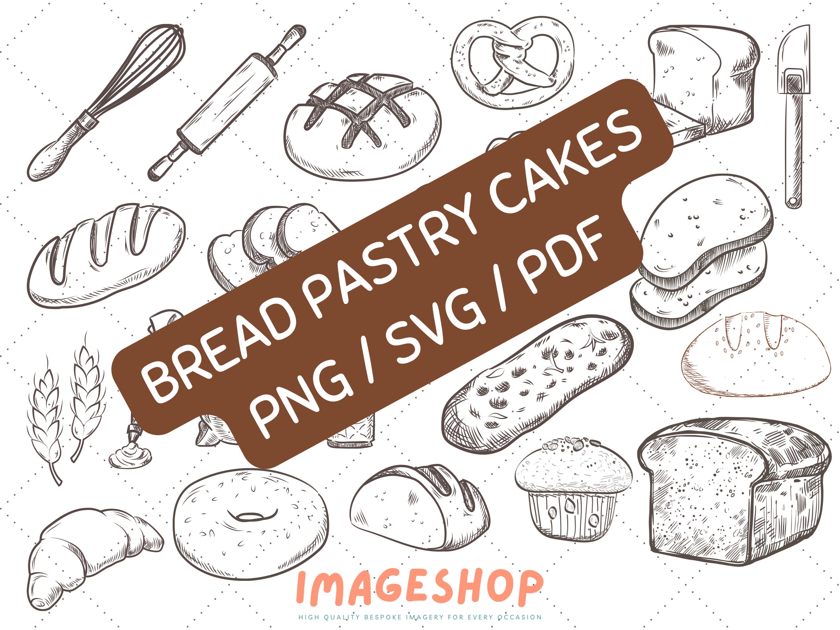 Bakery Png Bread Clip Art, Downloadable Digital Images, Printable ...