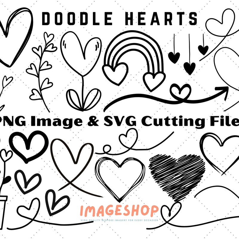 Doodle Heart - Etsy