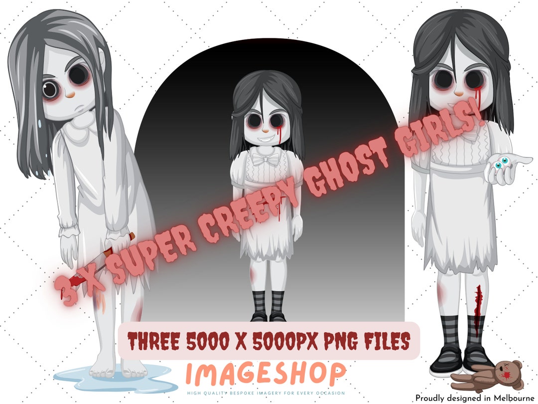 Creepy Spooky Ghost Girl Halloween Png 3 Images of Ghost Girl Png ...