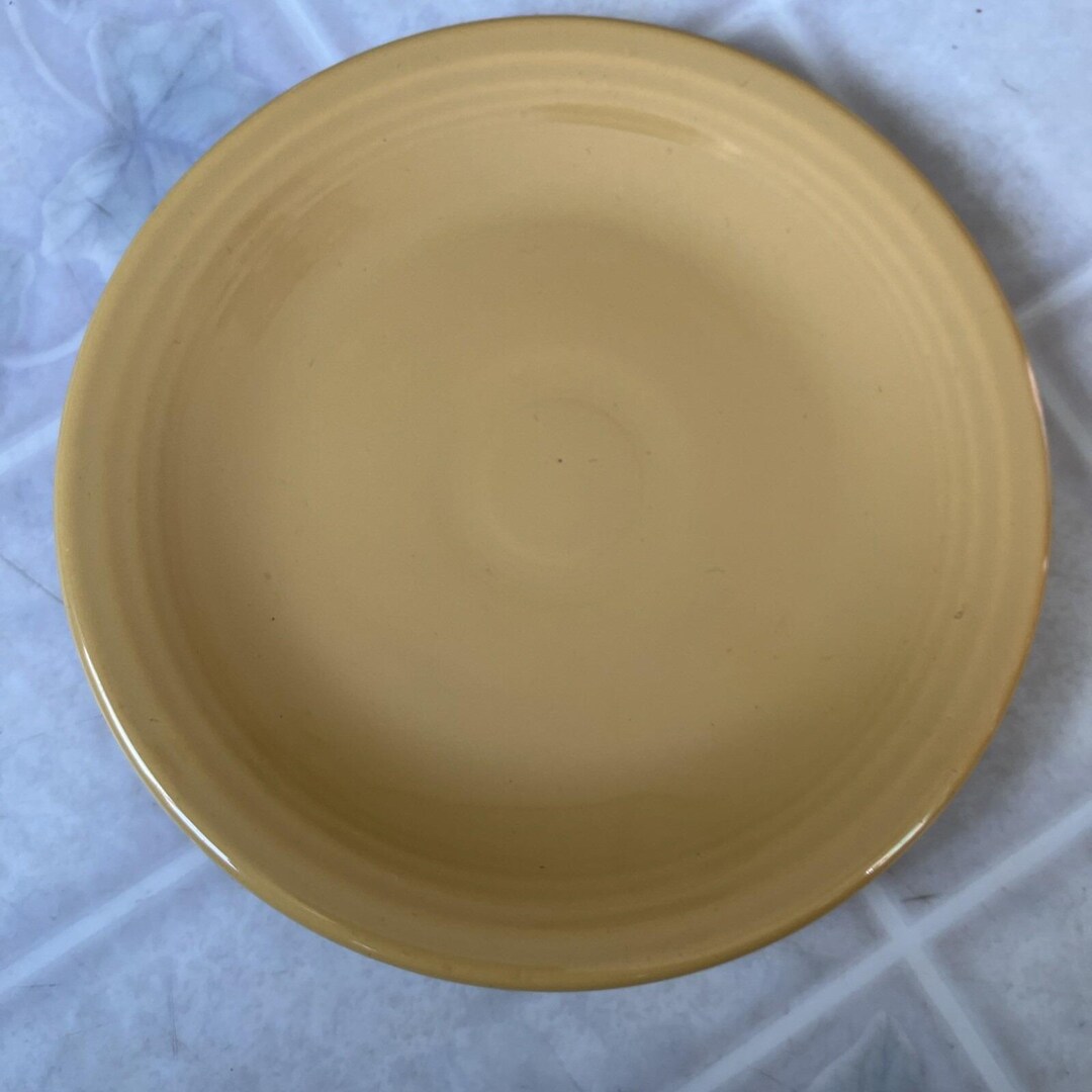 Marigold Fiesta Saucer Yellow Vintage Pre-1986 Homer Laughlin ...