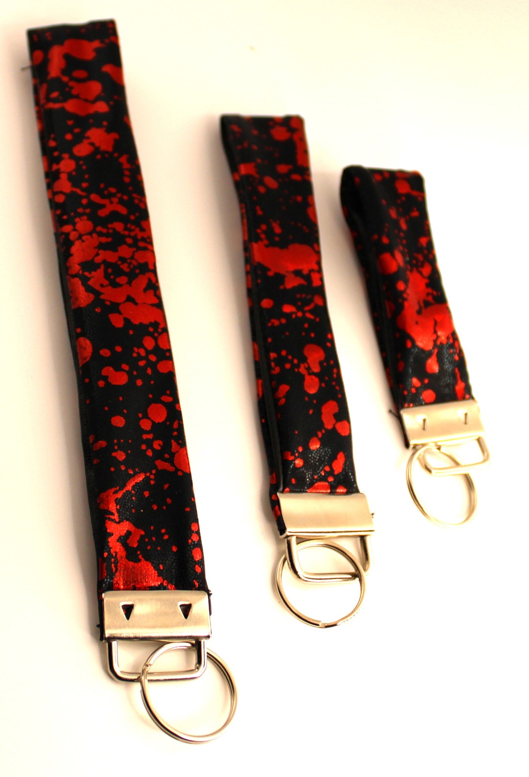Gothic Blood Splatter Key Fob Wristlet - Etsy