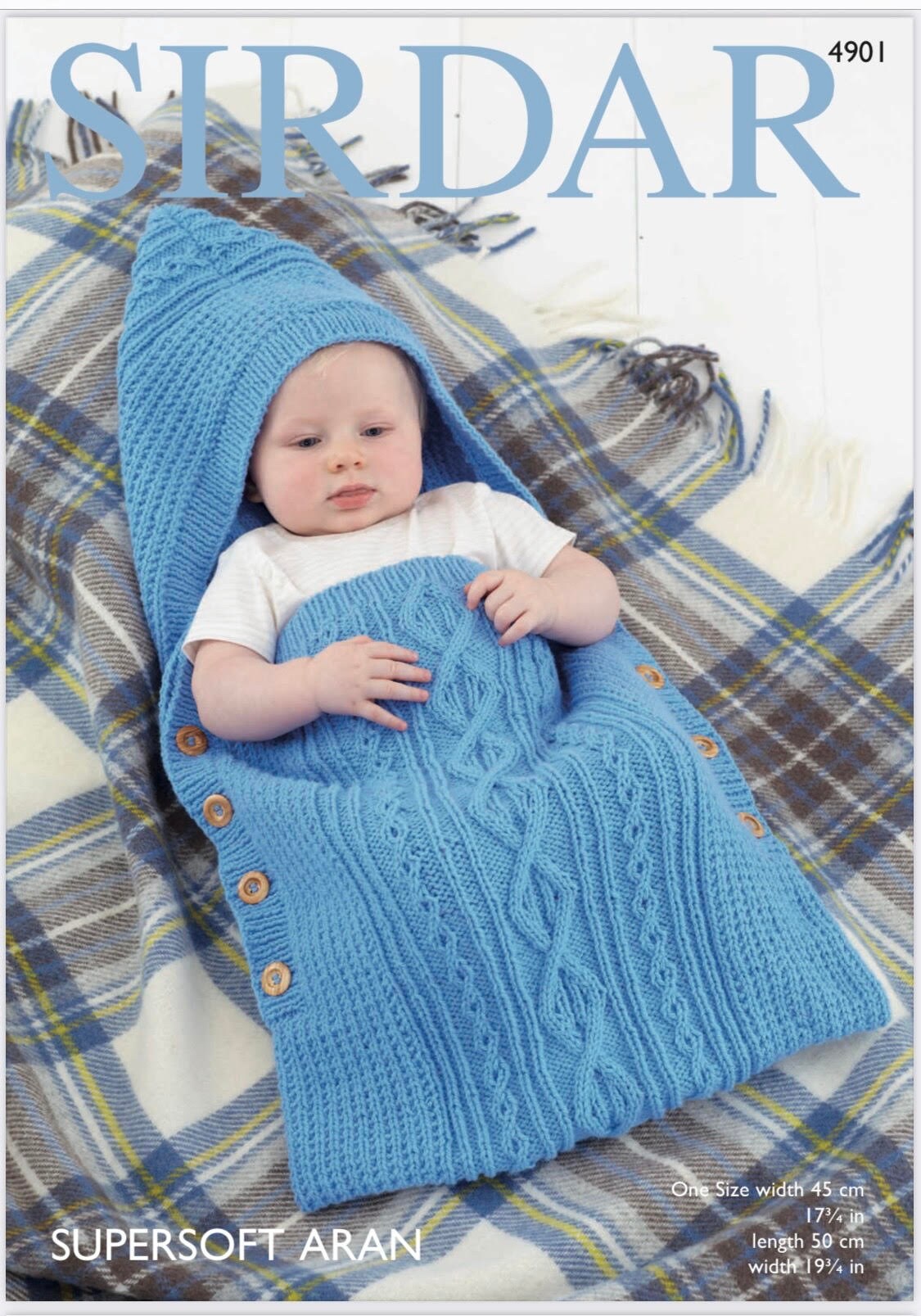 Sirdar 4901. Aran Baby Knitting Pattern, Baby Sleeping Bag, Instant Pdf ...
