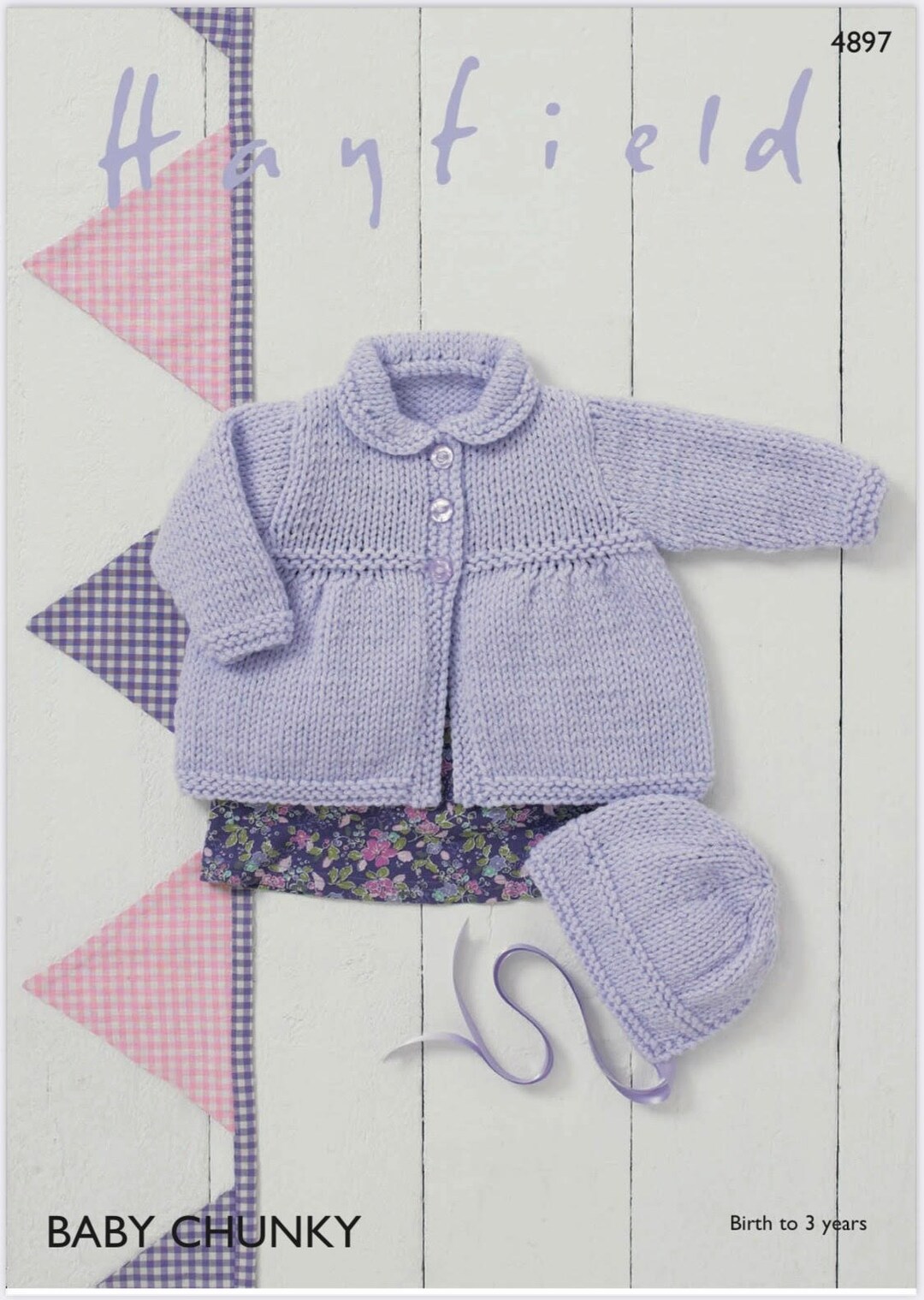 Sirdar 4897, Baby Chunky Knitting Pattern, Baby Cardigan Pattern ...