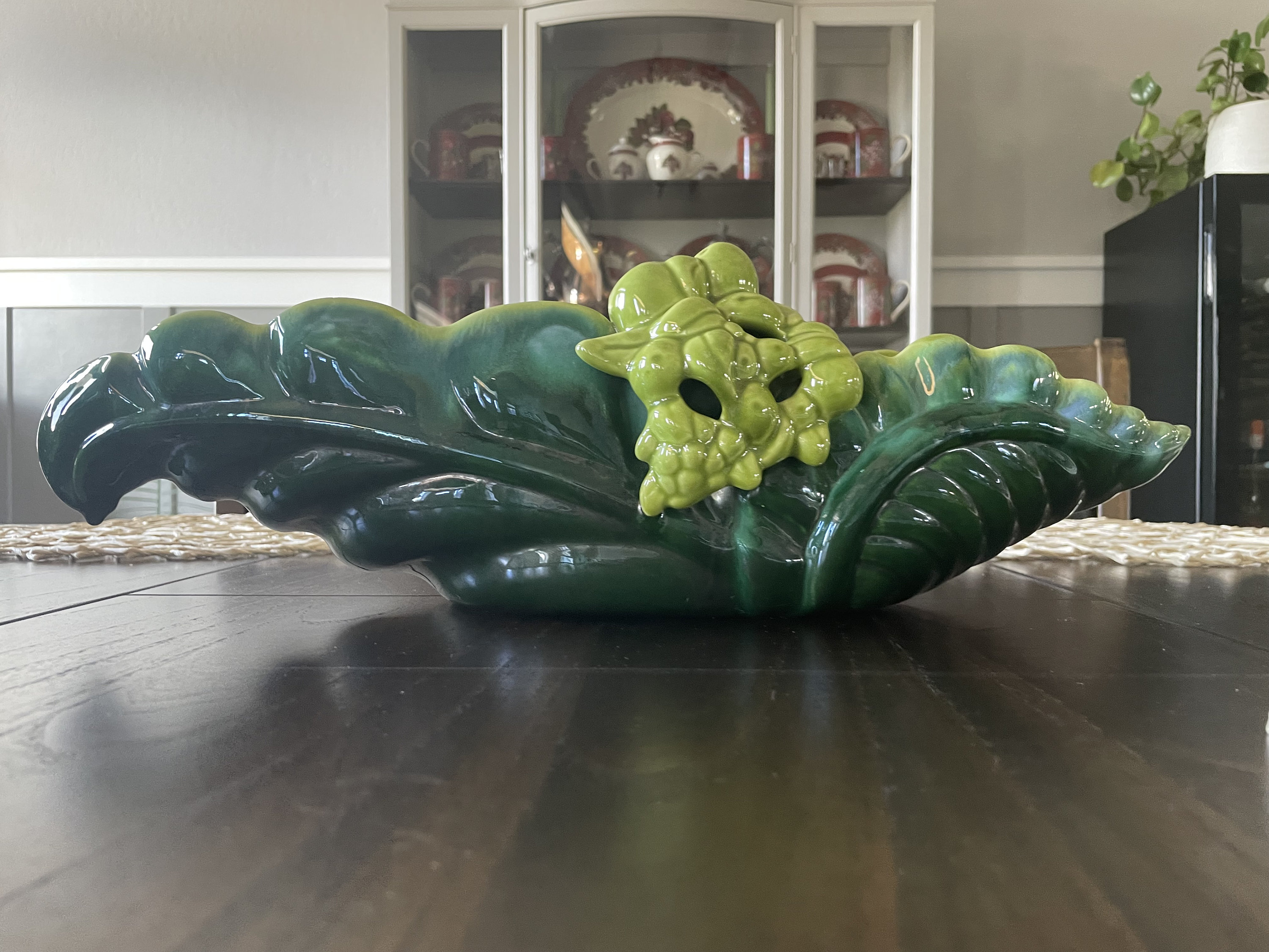 Vintage Royal Haeger Pottery Grape Console Bowl - Etsy