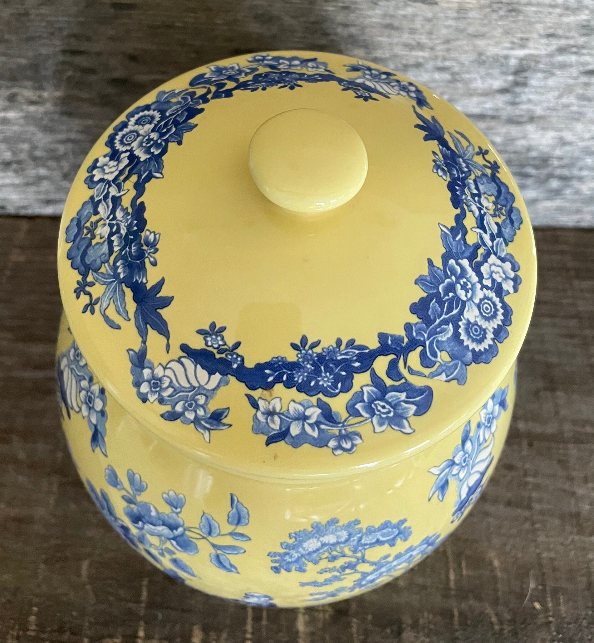 Spode Blue Room Garden Collection Canister W/ Sealed Lid - Etsy