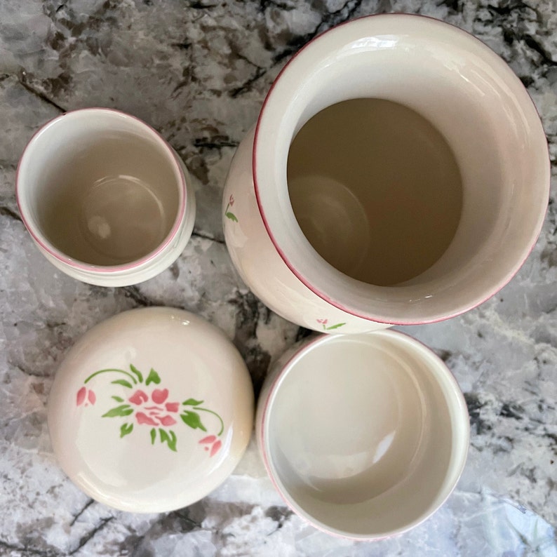 Vintage Teleflora Water Carafe & Powder Dish - Etsy